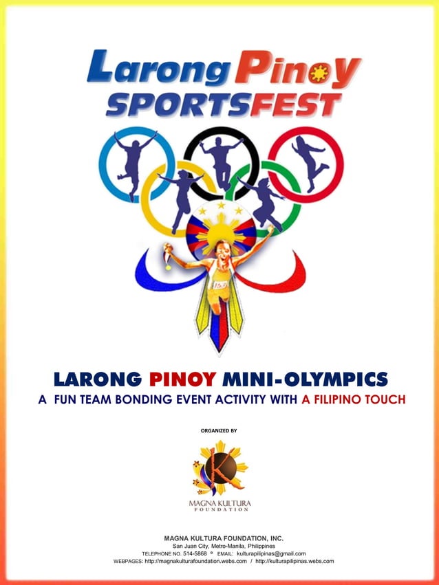 Larong Pinoy Mini-Olympics Company Sportsfest | PDF | Summer Olympic ...