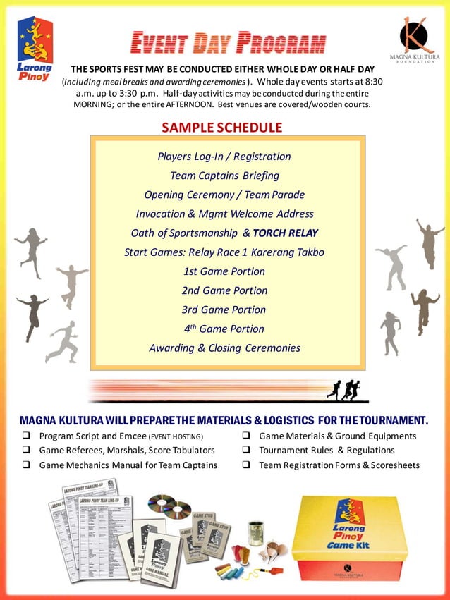 Larong Pinoy Teambuilding Sportsfest by Magna Kultura | PDF