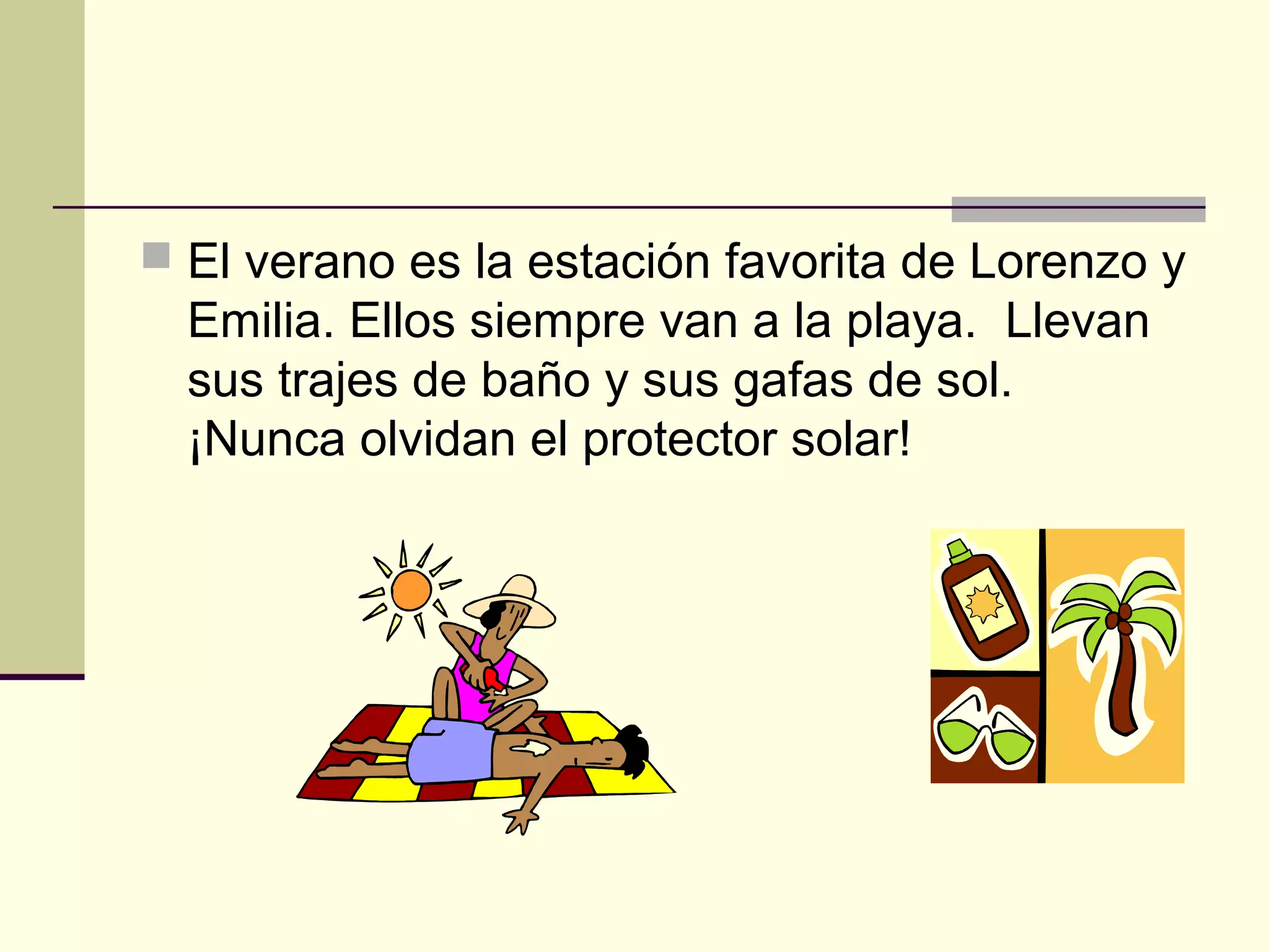 La ropa y las estaciones 4to | PPT