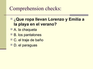 La ropa y las estaciones 4to | PPT