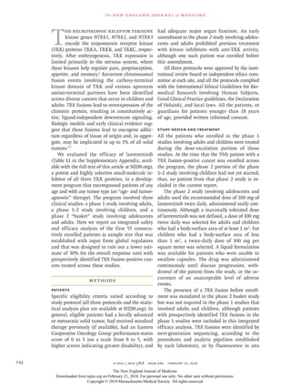 Larotrectinib, fase 1 2, nejm febrero 2018 | PDF