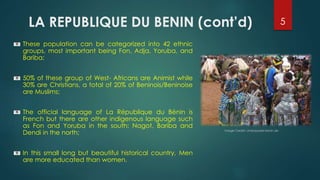 La République du Bénin par Oludele Mafolasire & Ganiat Sodeke | PPT
