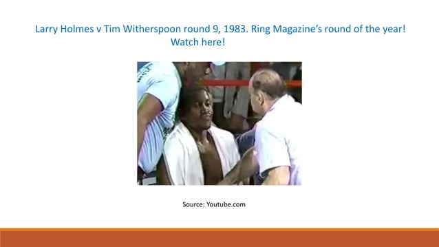 Larry Holmes PowerPoint Presentation | PPTX
