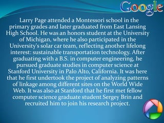 Larry page | PPTX