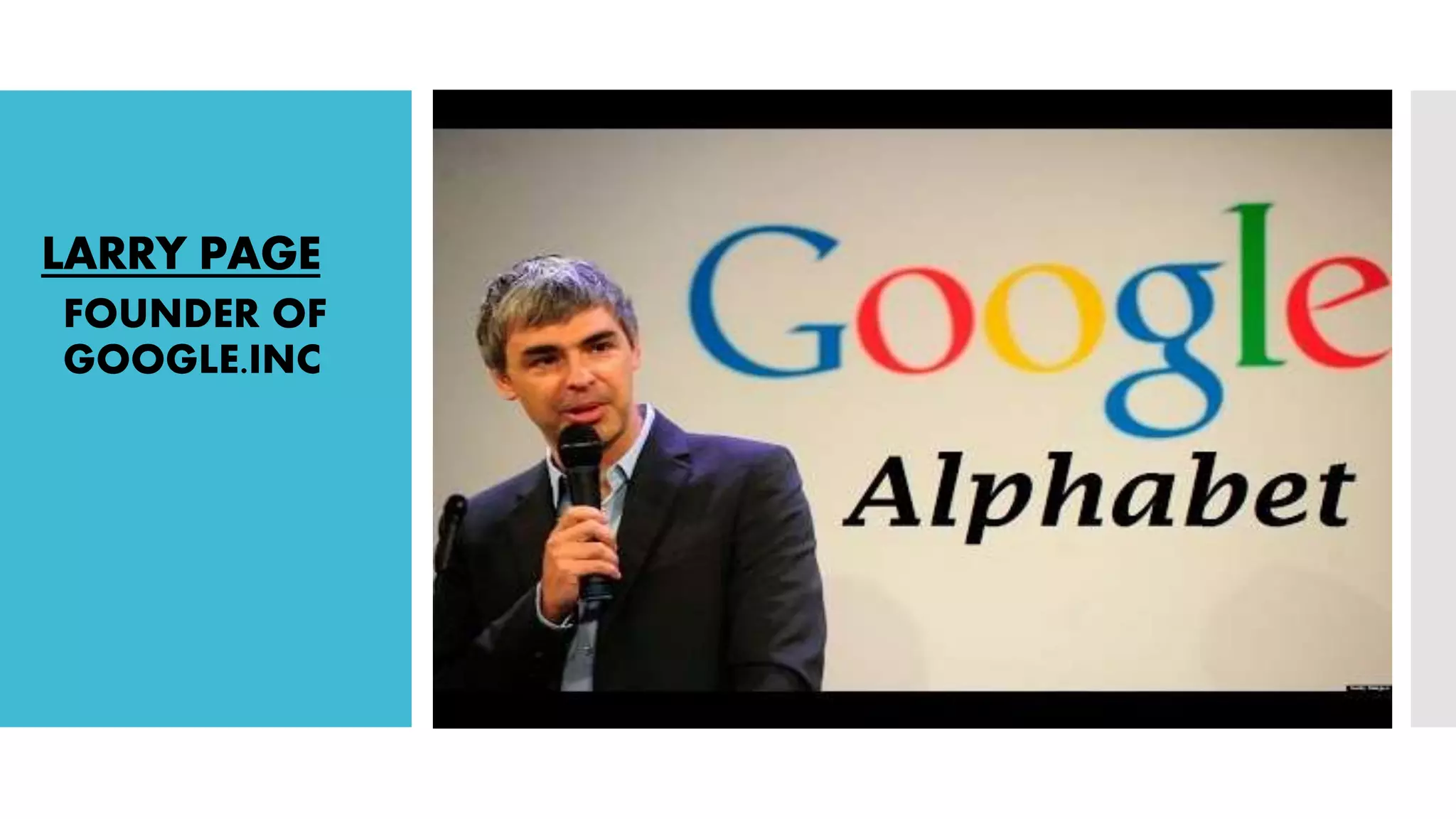 Presentation on Larry page ( CO-FOUNDER OF GOOGLE) | PPTX