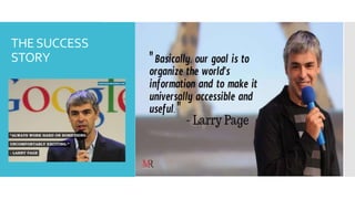 Presentation on Larry page ( CO-FOUNDER OF GOOGLE) | PPTX