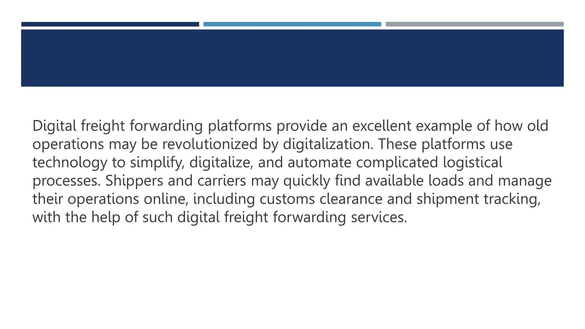Larry Savage Jr’s tips for increasing logistics operation efficiency | PPT