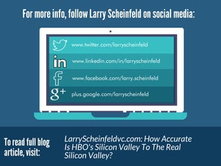 Larry Scheinfeld: What is Silicon Valley Known For? | PPT