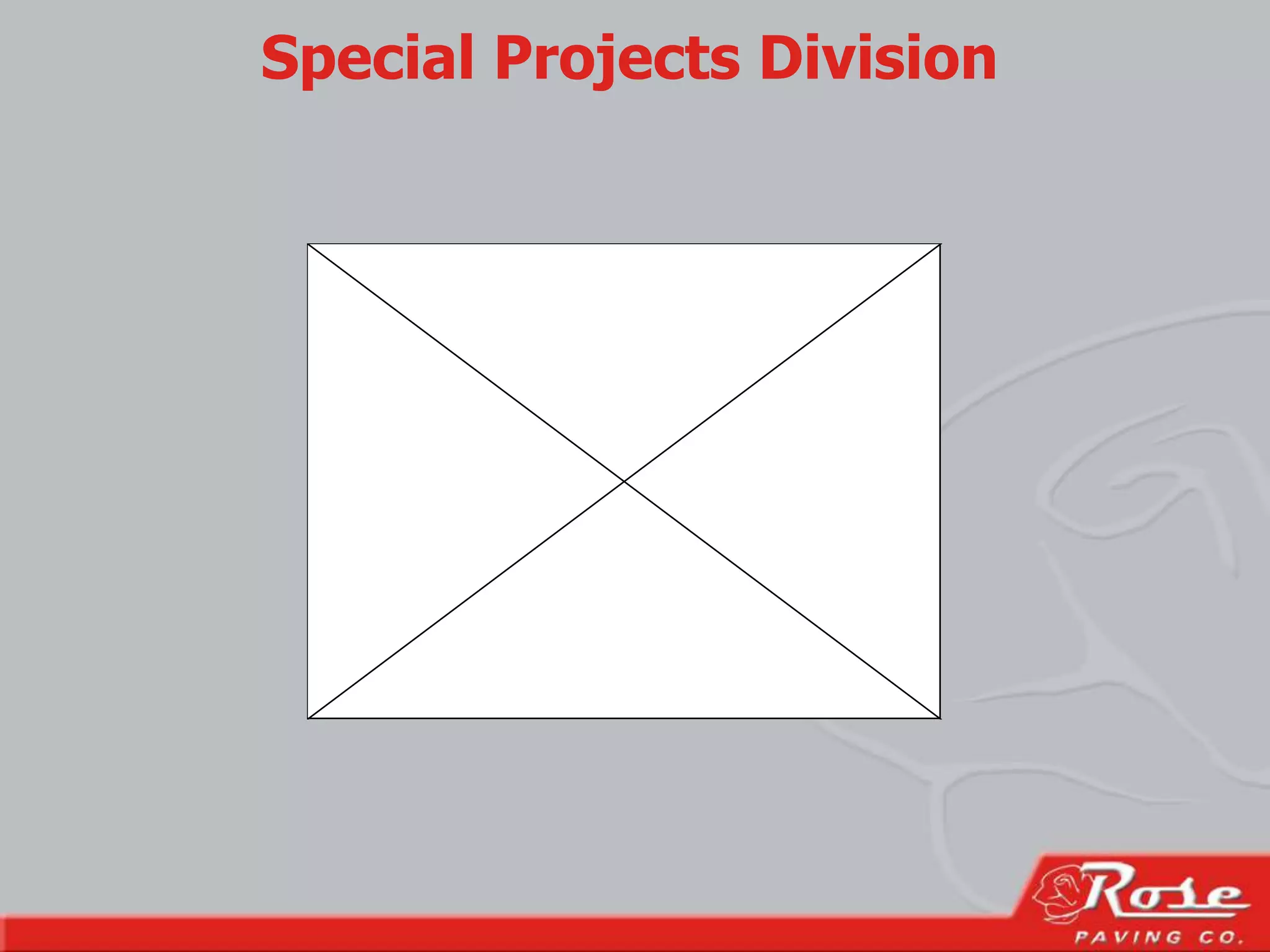 Special Projects Division | PPT