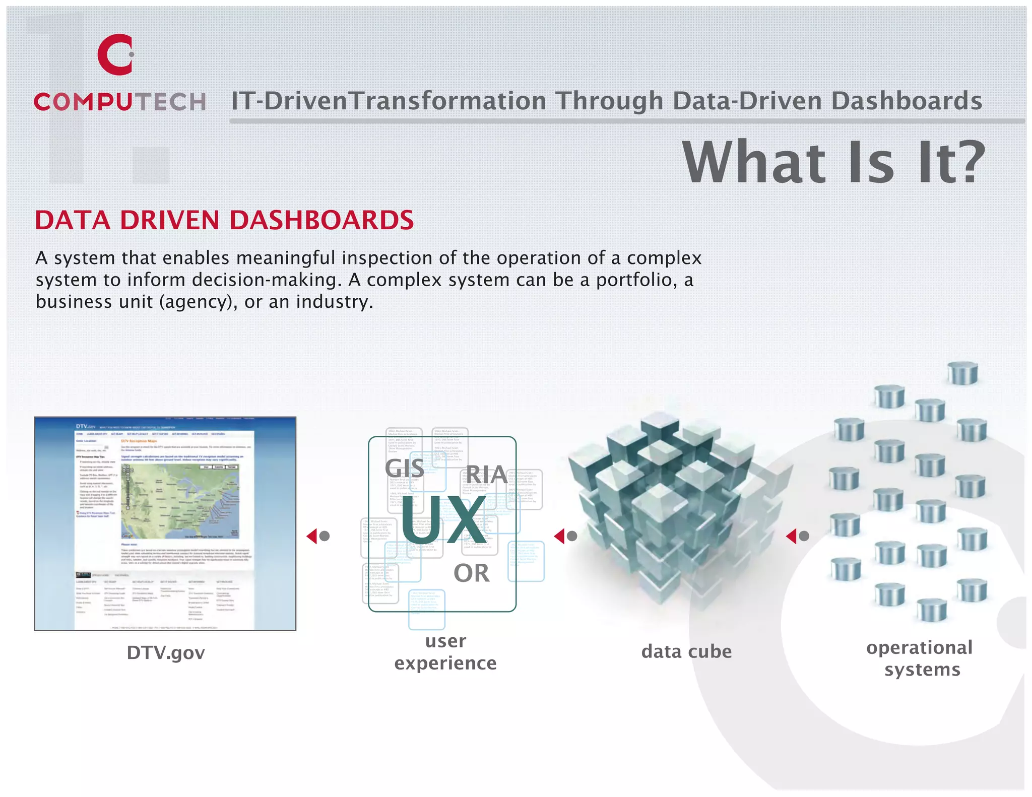 Presentation on Data-driven Dashboards | PDF