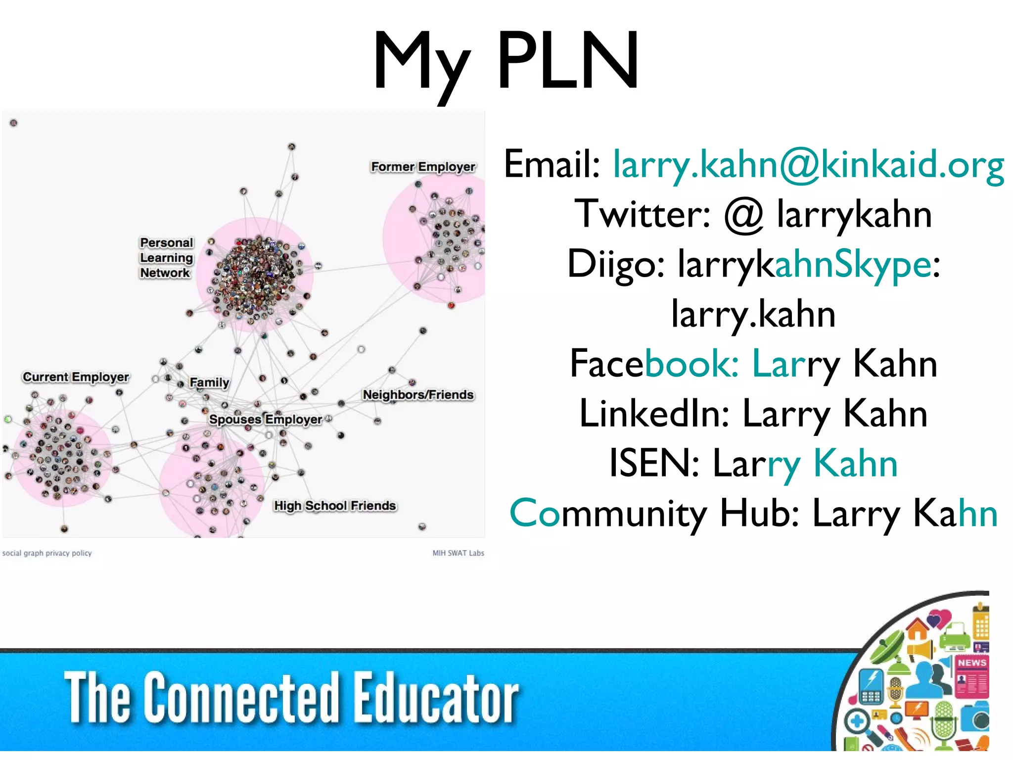 Larry's slides for the connected educator (1) | PPT