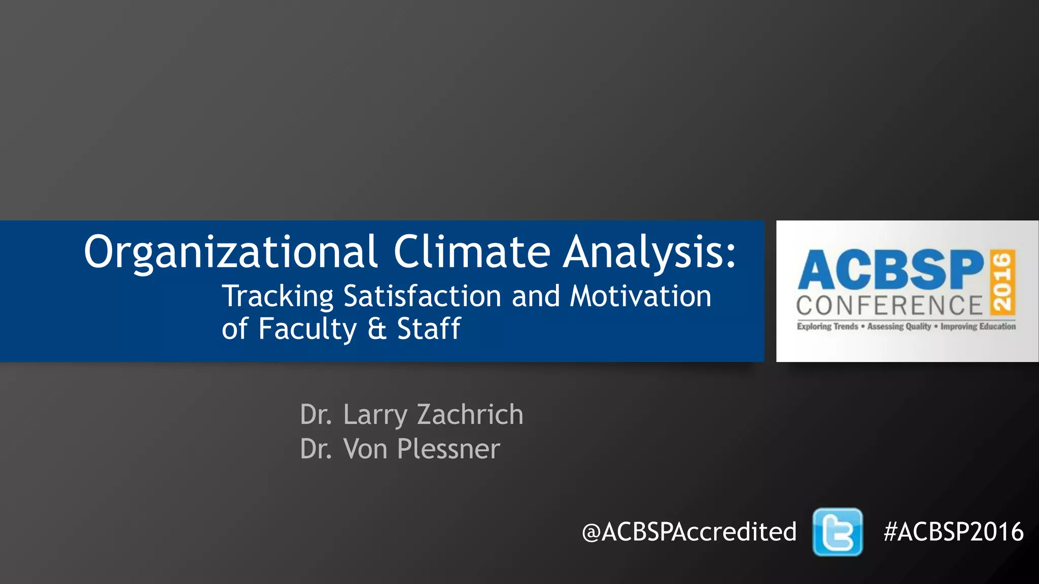 Organizational Climate Analysis | PPT