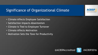 Organizational Climate Analysis | PPTX