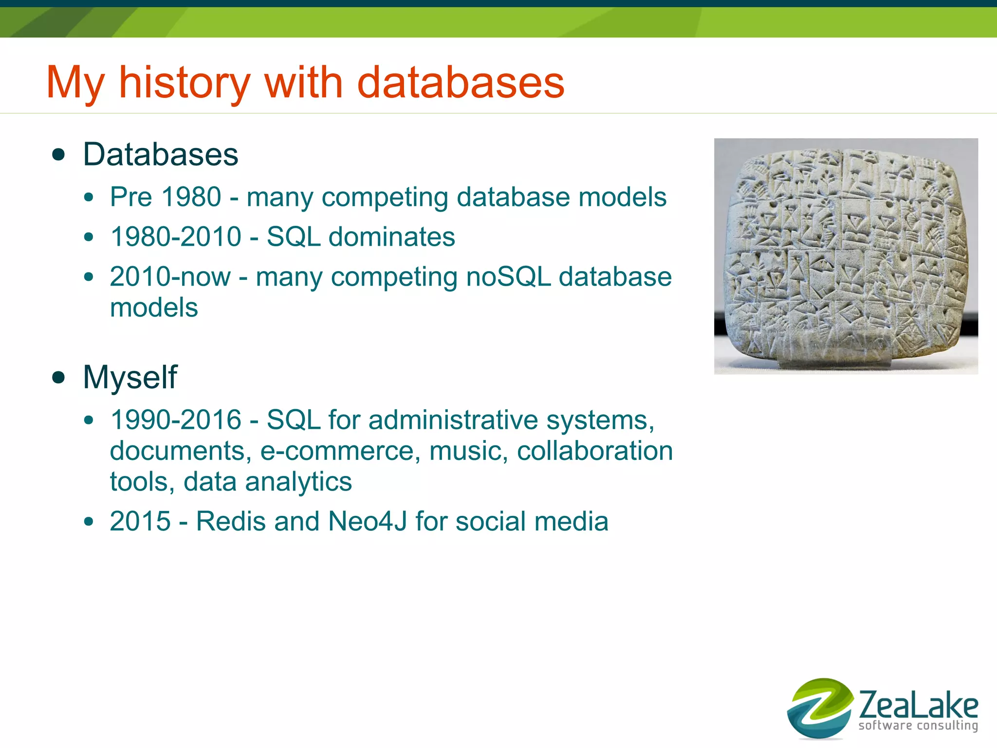 SQL or NoSQL - how to choose | PPT
