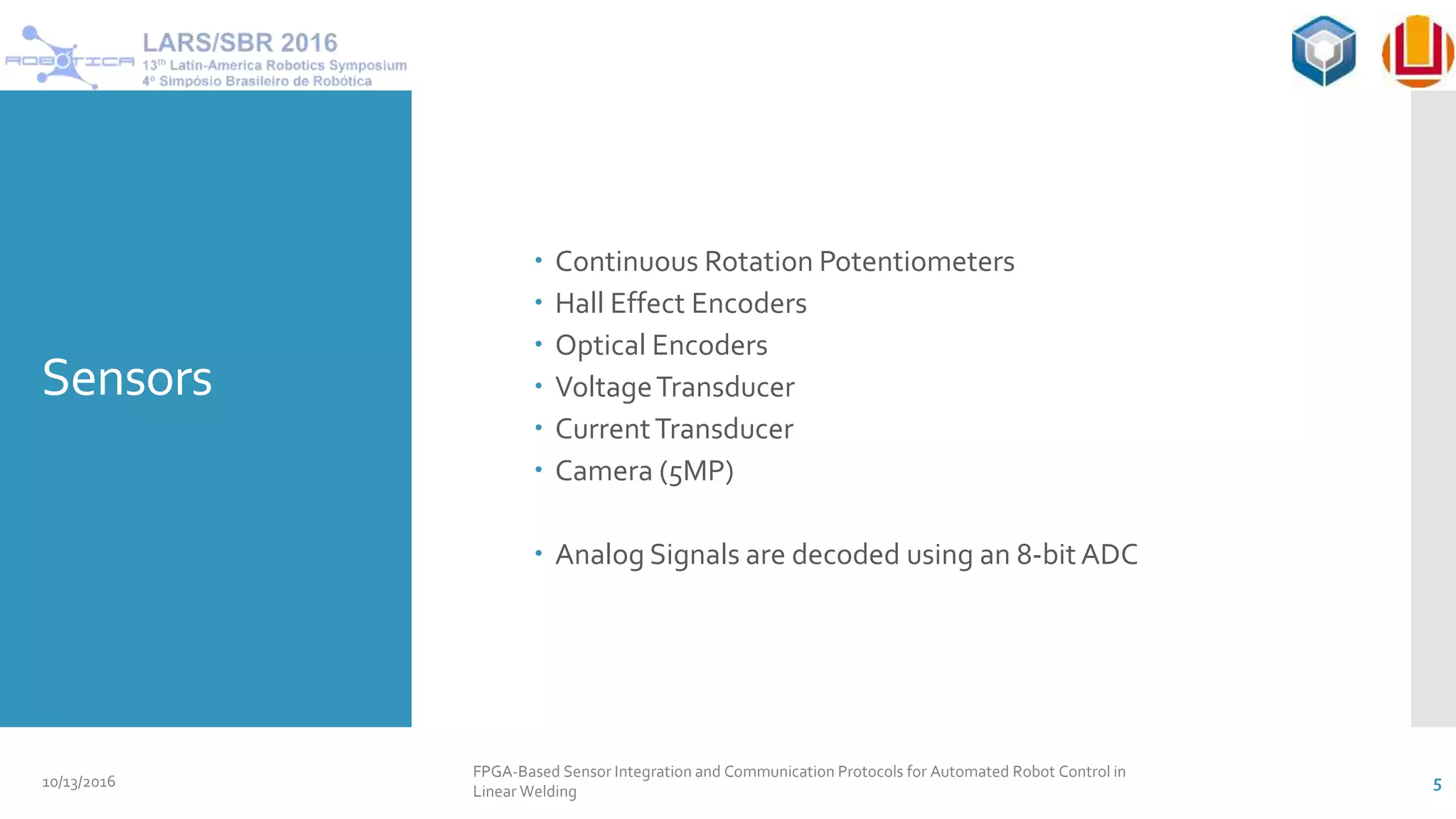 Fpga Based Sensor Integration And Communication Protocols For Automated Pptx Cameras And