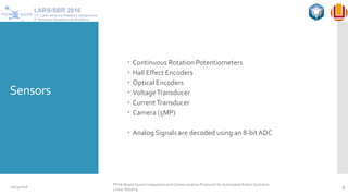 FPGA-based sensor integration and communication protocols for automated ...