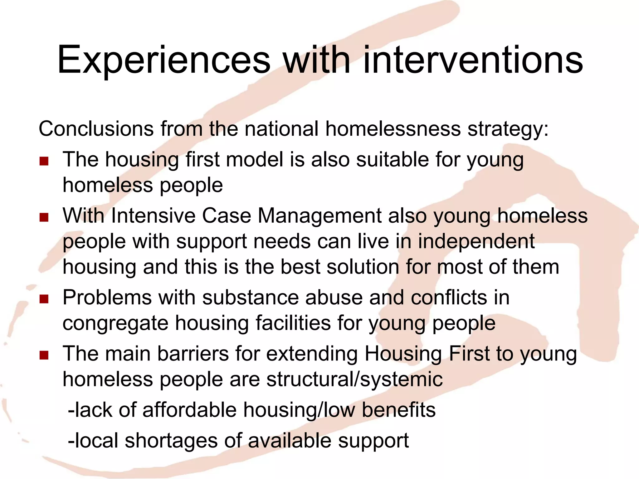 Increasing youth homelessness in strong welfare regimes explained: the ...