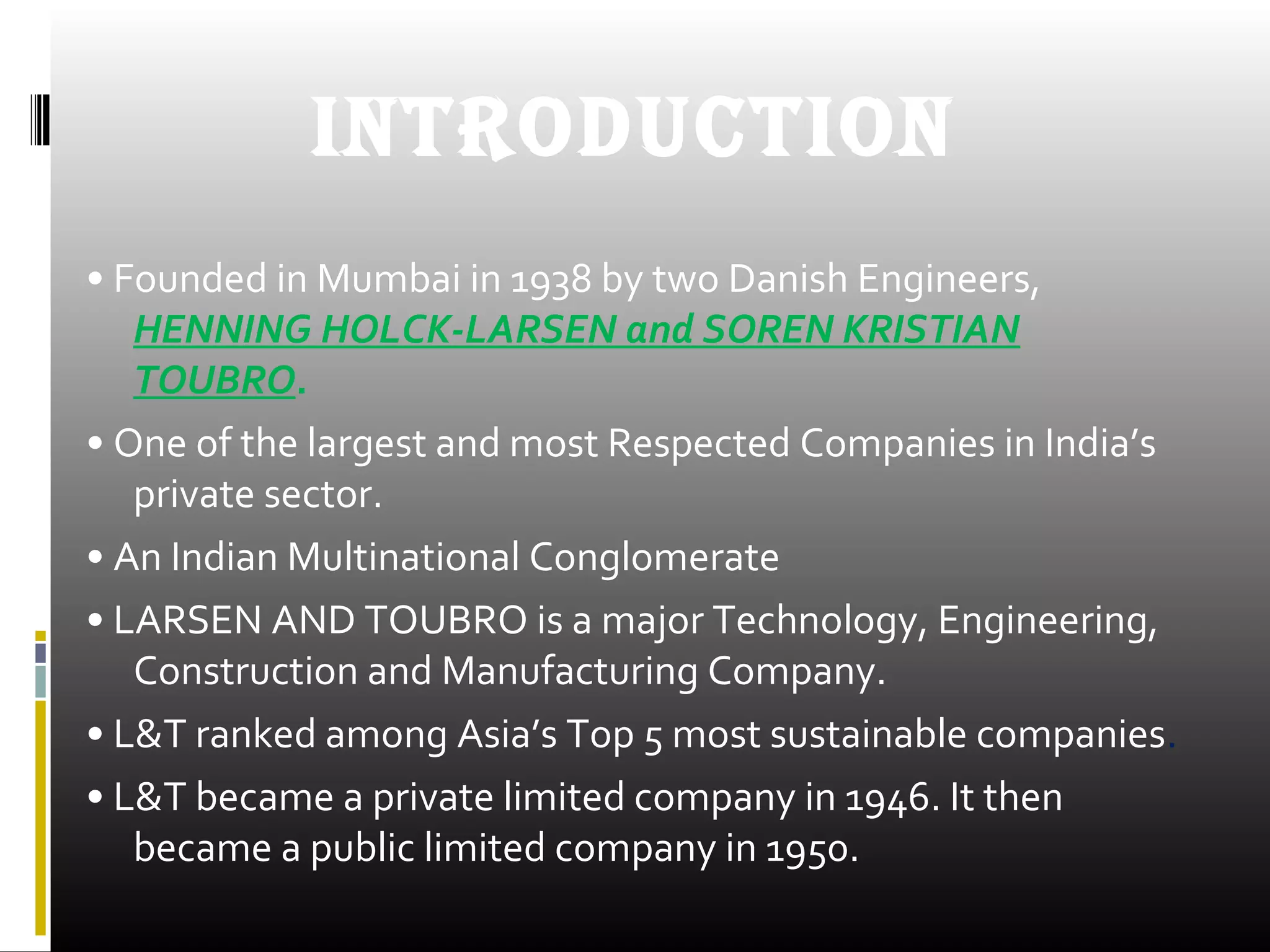 Larsen and toubro limited | PPT