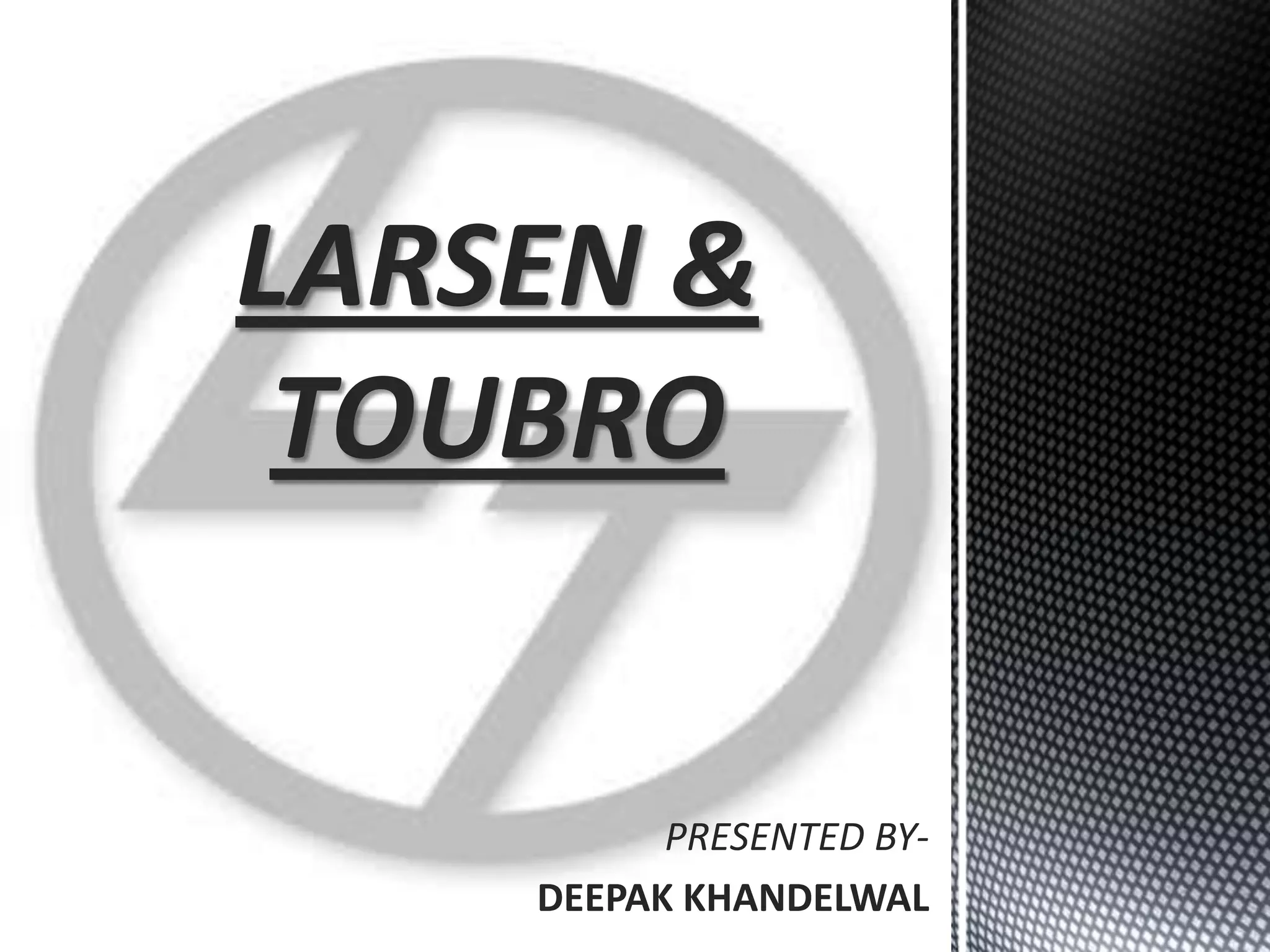 Larsen toubro | PPTX