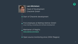 OSMC 2023 | Newest developments in Checkmk Raw – the open-source monitoring solution by Lars ...