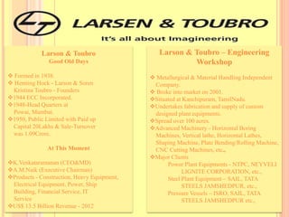 Larson & toubro | PPT