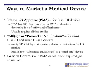 Overview of FDA Regulation of Devices & Diagnostics | PDF