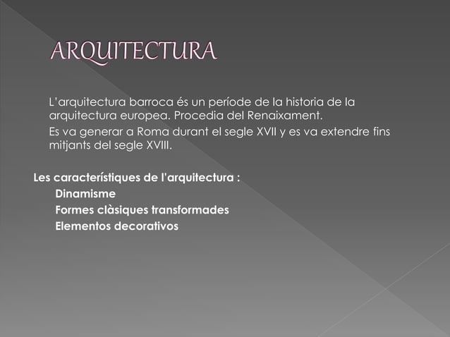 L’art barroc powerpoint- | PPTX