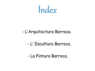 L’art barroc treball cooperatiu | PPTX