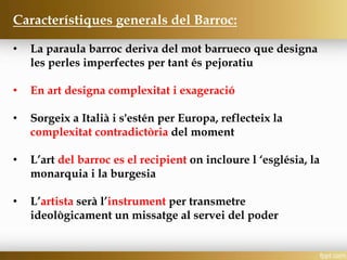 L'art del barroc | PPT