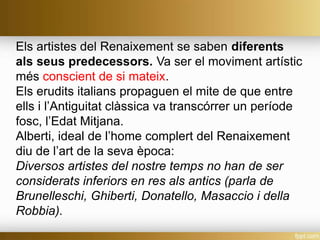 L'art del renaixement | PPTX