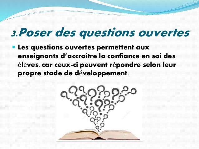 L’Art Questionner Façon Efficace – FJCY