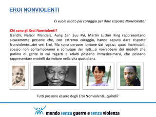 L'arte della nonviolenza | PPT