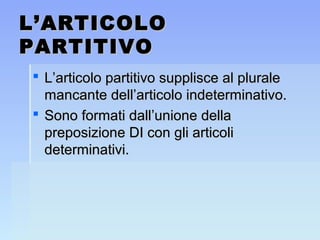 L’articolo | PPT