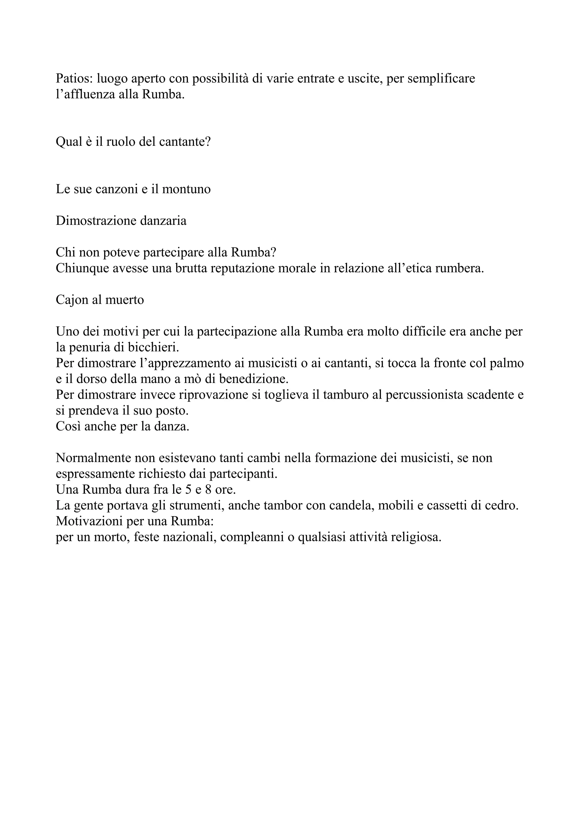 La rumba cubana | DOC