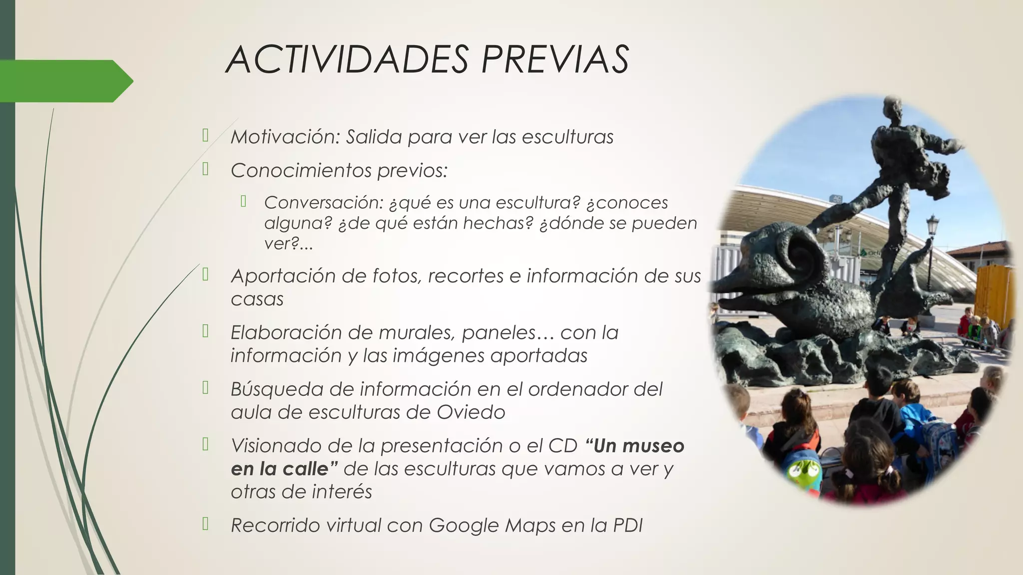 La ruta de las esculturas | PPT