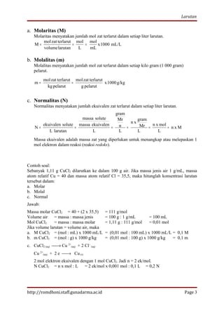 Larutan | PDF