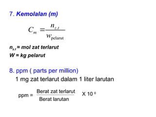 materi kimia kuliah semester 1 LARUTAN.pptx