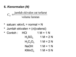 materi kimia kuliah semester 1 LARUTAN.pptx