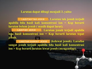 Studi tentang jenis-jenis dan sifat larutan | PPTX