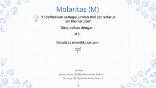Pengertian Larutan dalam kehidupan sehari-hari | PPTX