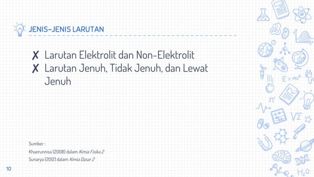 Larutan - Kimia Dasar | PPTX