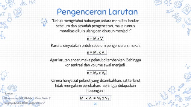 Larutan - Kimia Dasar | PPTX