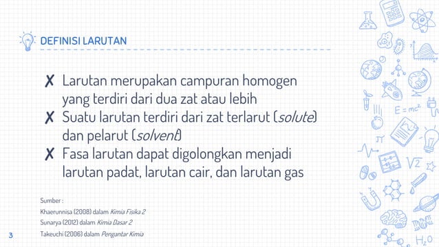 Larutan - Kimia Dasar | PPTX
