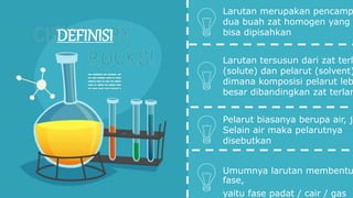 Larutan-Kimia Dasar | PPTX