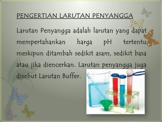 larutan penyangga kimia kelas XI (sebelas) | PPTX