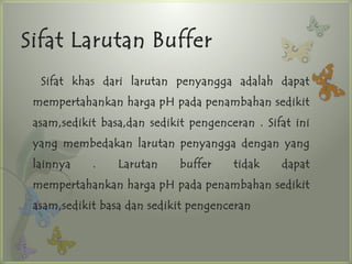 larutan penyangga kimia kelas XI (sebelas) | PPTX