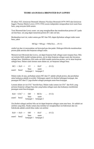 Larutan asam dan larutan basa | DOCX