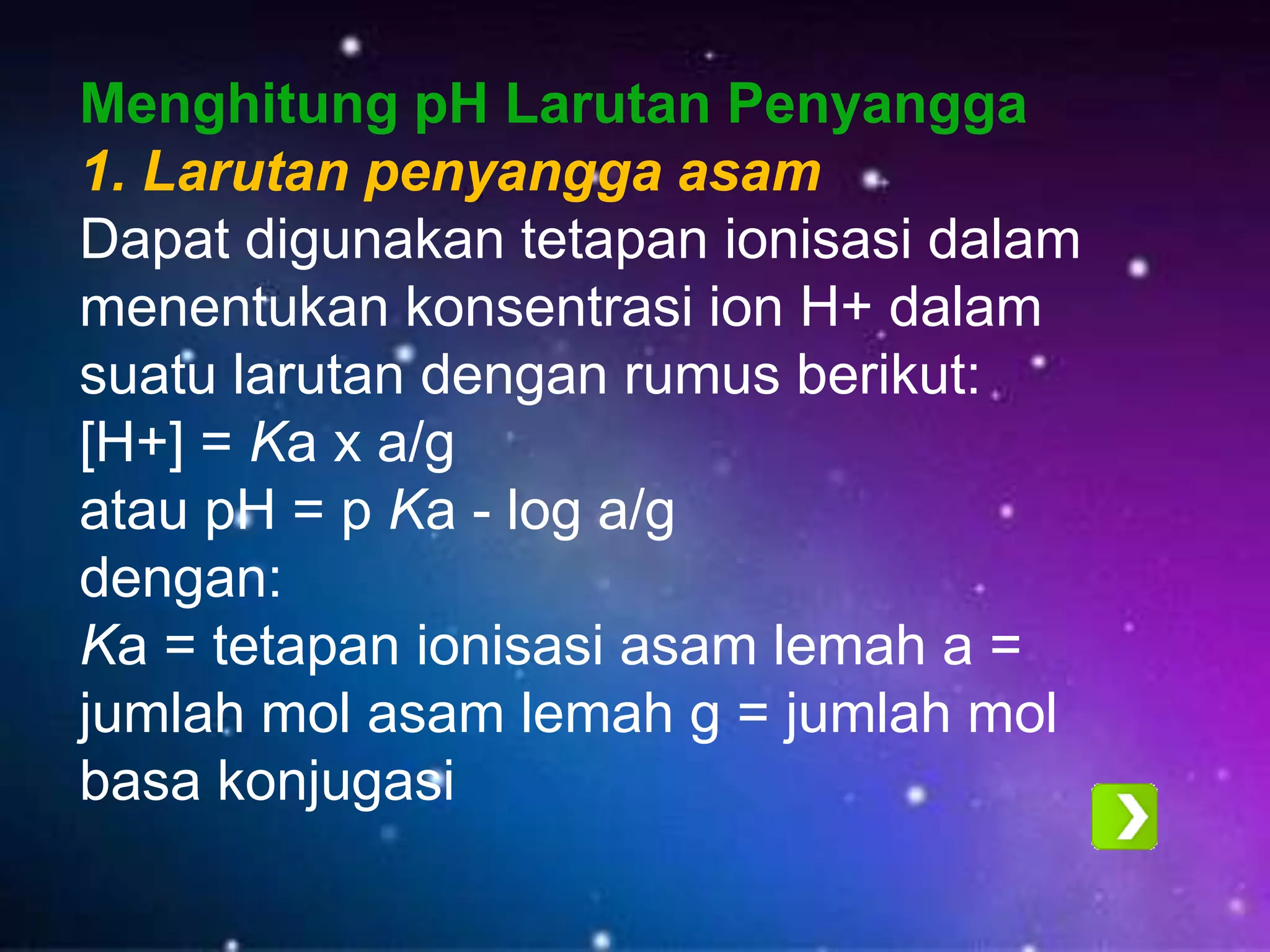 Larutan buffer | PPTX