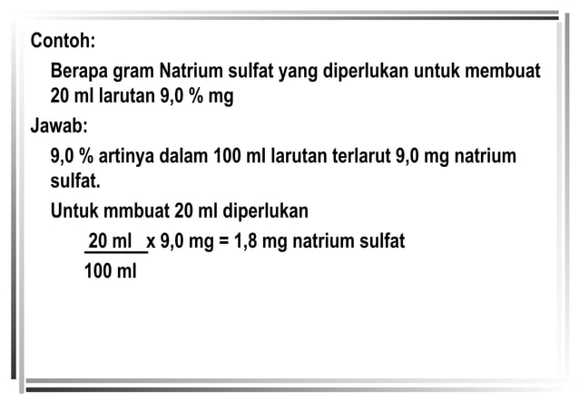 Larutan Dan Konsentrasi | PPT