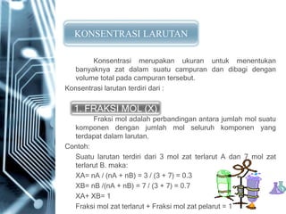 Larutan dan konsentrasi | PPTX